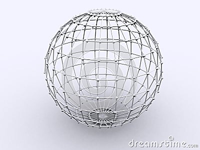 Sphere In Lattice Royalty-Free Stock Photo | CartoonDealer.com #103941