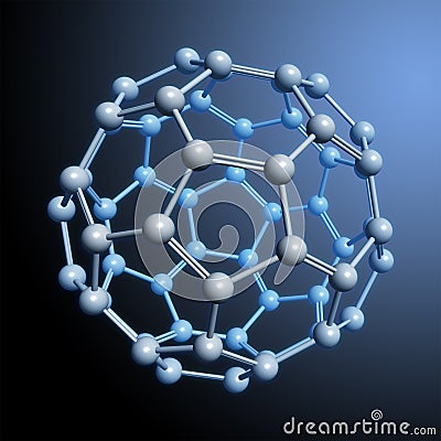 Spherical Molecule Rendering Stock Photography | CartoonDealer.com ...