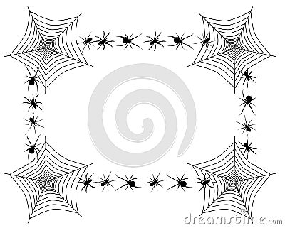 Spider Border Stock Images - Image: 21482734