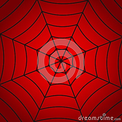 Spider Man. Spiderman Background. Red Background With Black Spiderweb ...