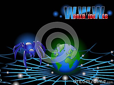 Spider Of The World Wide Web Stock Images - Image: 13522284