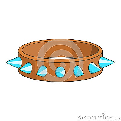 Spiked Collar Icon, Cartoon Style | CartoonDealer.com #82738609
