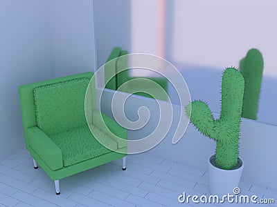 Spiky Chair Stock Photography | CartoonDealer.com #80074850
