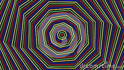 Spin Octagon Star Simple Flat Geometric on Dark Grey Black Background ...