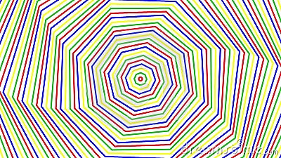 Spin Octagon Star Simple Flat Geometric on White Background Loop ...