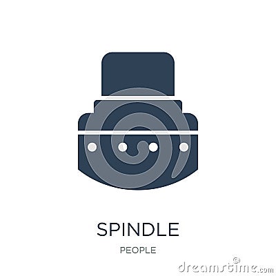 Spindle Icon In Trendy Design Style. Spindle Icon Isolated On White ...