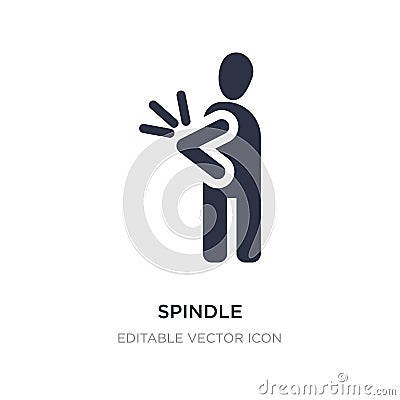 Spindle Icon On White Background. Simple Element Illustration From ...