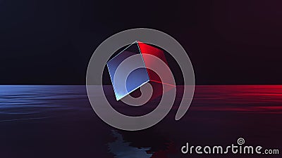 Spinning Cube 3D Shape Animation. Stock Video - Video of loop, graphic ...