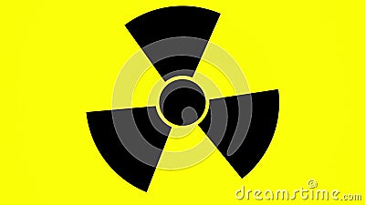 Nuclear Symbol Flashing Icon Loop Stock Footage - Video of nuclear ...