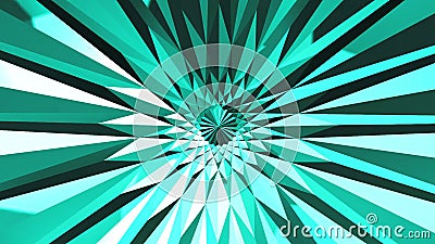 Spinning Turquoise Blue Diamond Background Loop. Iridescent Rotating ...