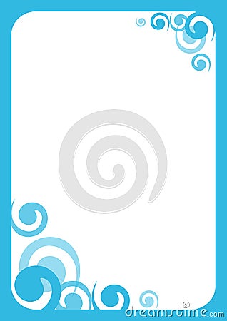Spiral Border Vector Illustration | CartoonDealer.com #5189698