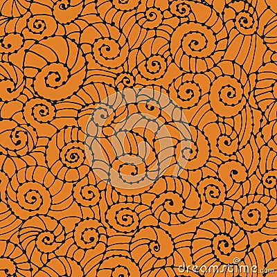 Spiral Seamless Lace Pattern. Vector Illustration | CartoonDealer.com ...