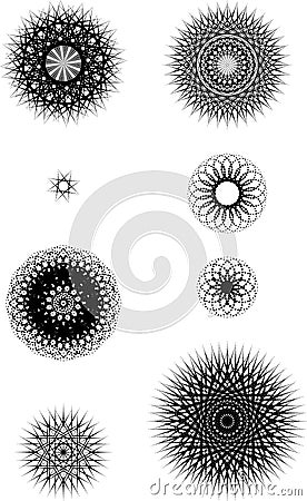 Spirograph Cartoon Vector | CartoonDealer.com #6236079