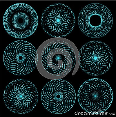 Spirograph Cartoon Vector | CartoonDealer.com #49506303
