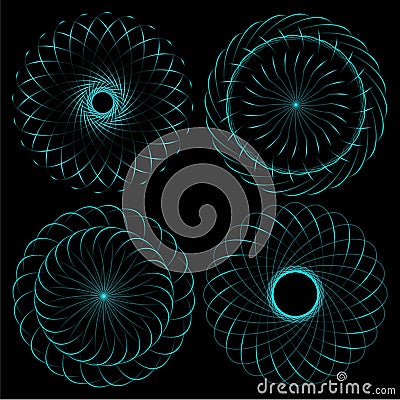 Spirograph Cartoon Vector | CartoonDealer.com #49506841