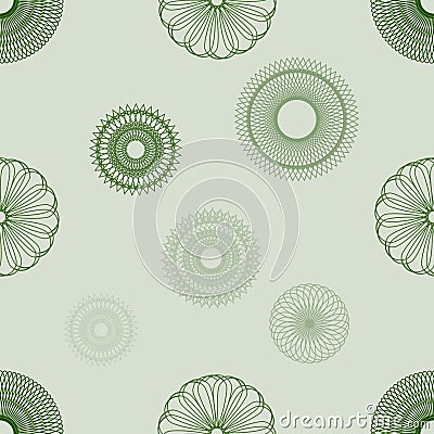 Spirograph Seamless Background Vector Illustration | CartoonDealer.com ...