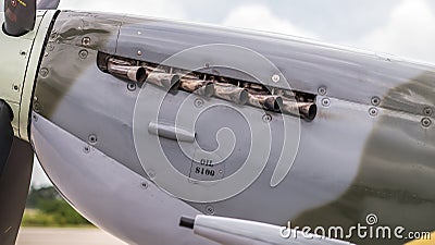 Spitfire Exhaust Stock Photography - Image: 33015142
