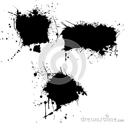 Splash Borders Vector Illustration | CartoonDealer.com #5373446