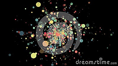 Splash random particles stock footage. Video of backdrop - 243036408