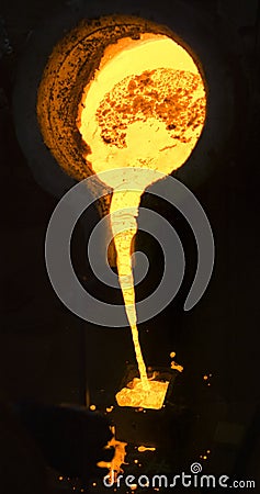 Splashing Molten Metal Stock Photos - Image: 786663