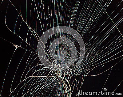 Split Broken LCD Screen Stock Photography - Image: 26349042