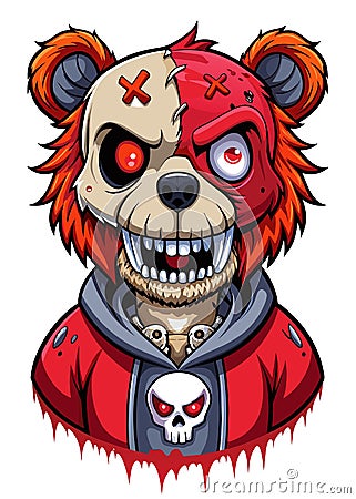 Discover A Terrifying Halloween Horror Teddy Bear With A Creepy ...