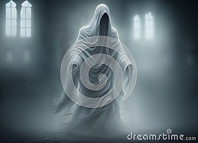 Spooky Medieval Ghost Royalty-Free Stock Photography | CartoonDealer ...