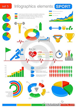 Sport Infographics. Statistics And Analytics For B Stock Photography ...