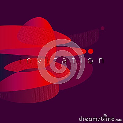 Sports Striving Forward. Red Shapes Composition Cartoon Vector ...