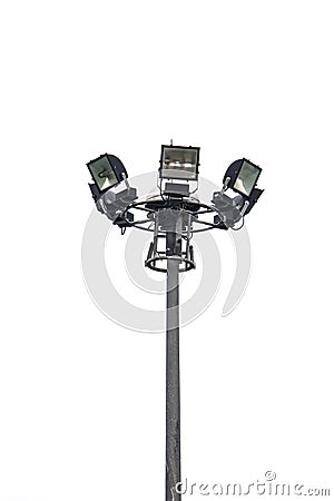 Spotlight Tower Stock Photo - Image: 43206491