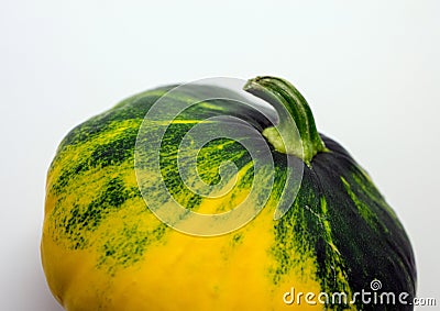 Spotted Patty Squash On A White Background. Royalty-Free Stock ...