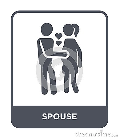 Spouse Icon In Trendy Design Style. Spouse Icon Isolated On White ...