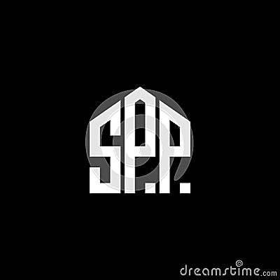 SPP Letter Logo Design On BLACK Background. SPP Creative Initials ...