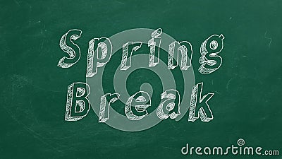 Spring Break stock footage. Video of greenboard, break - 148458498