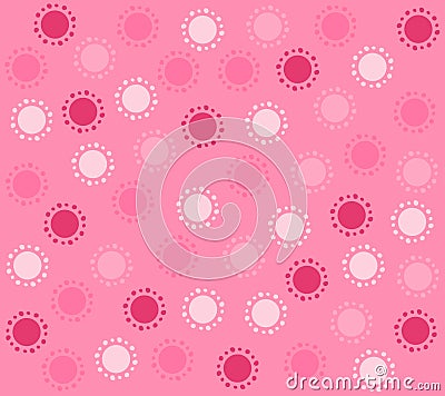 Spring Pink Circles Pattern Background Royalty Free Stock Images ...