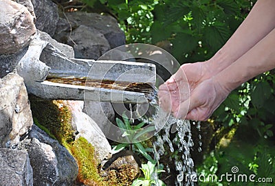 Spring Water Royalty Free Stock Photos - Image: 24704308