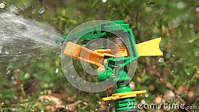 Sprinkler, Water Spreader stock footage. Video of distributor - 50215096