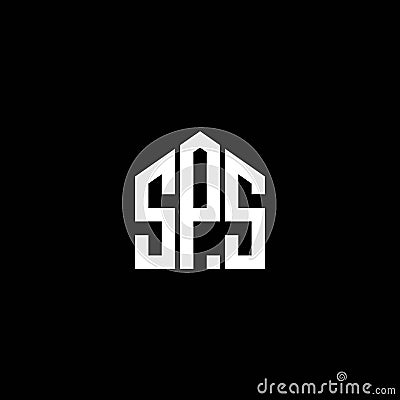 SPS Letter Logo Design On BLACK Background. SPS Creative Initials ...