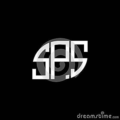 SPS Letter Logo Design On Black Background. SPS Creative Initials ...