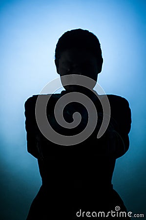 Spy In Shadow Royalty Free Stock Photos - Image: 23857028