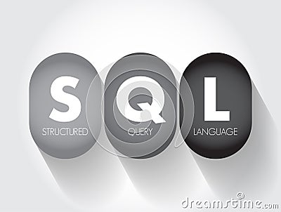 SQL Structured Query Language - Standardized Language For Defining And Manipulating Data In A ...