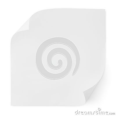 Square Blank Sheet Of White Paper Stock Image | CartoonDealer.com #42133393