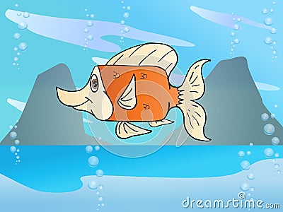 Square Fish Royalty-Free Stock Image | CartoonDealer.com #14568496
