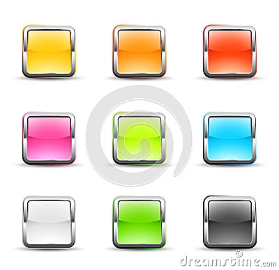 Square Icons Royalty Free Stock Images - Image: 8171269