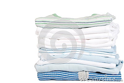 A Stack Of Baby Clothes Royalty Free Stock Photography - Image: 26134277