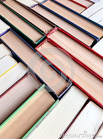 Stack Books,The Top View Of The Texture And The Background Royalty-Free ...