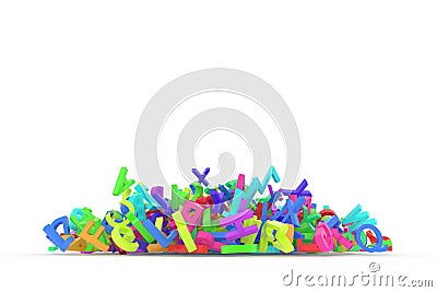Stack Of Colorful Alphabets Letters Stock Photography | CartoonDealer ...