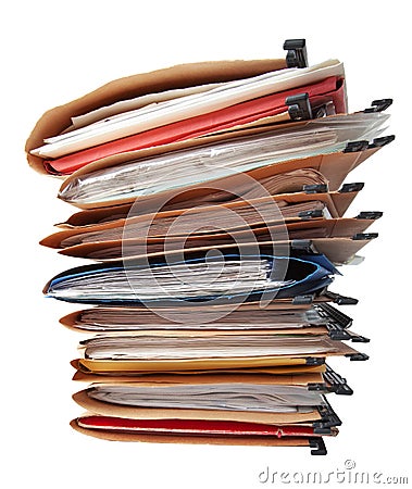 Stack Of Folders Stock Photo | CartoonDealer.com #32091324