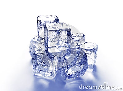 Stack Of Ice Cubes Royalty Free Stock Photography - Image: 3138977