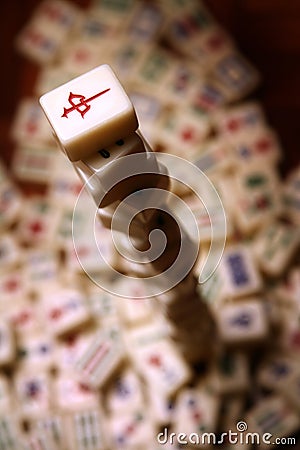 Stack Of Mahjong Tiles Stock Photography | CartoonDealer.com #6022910